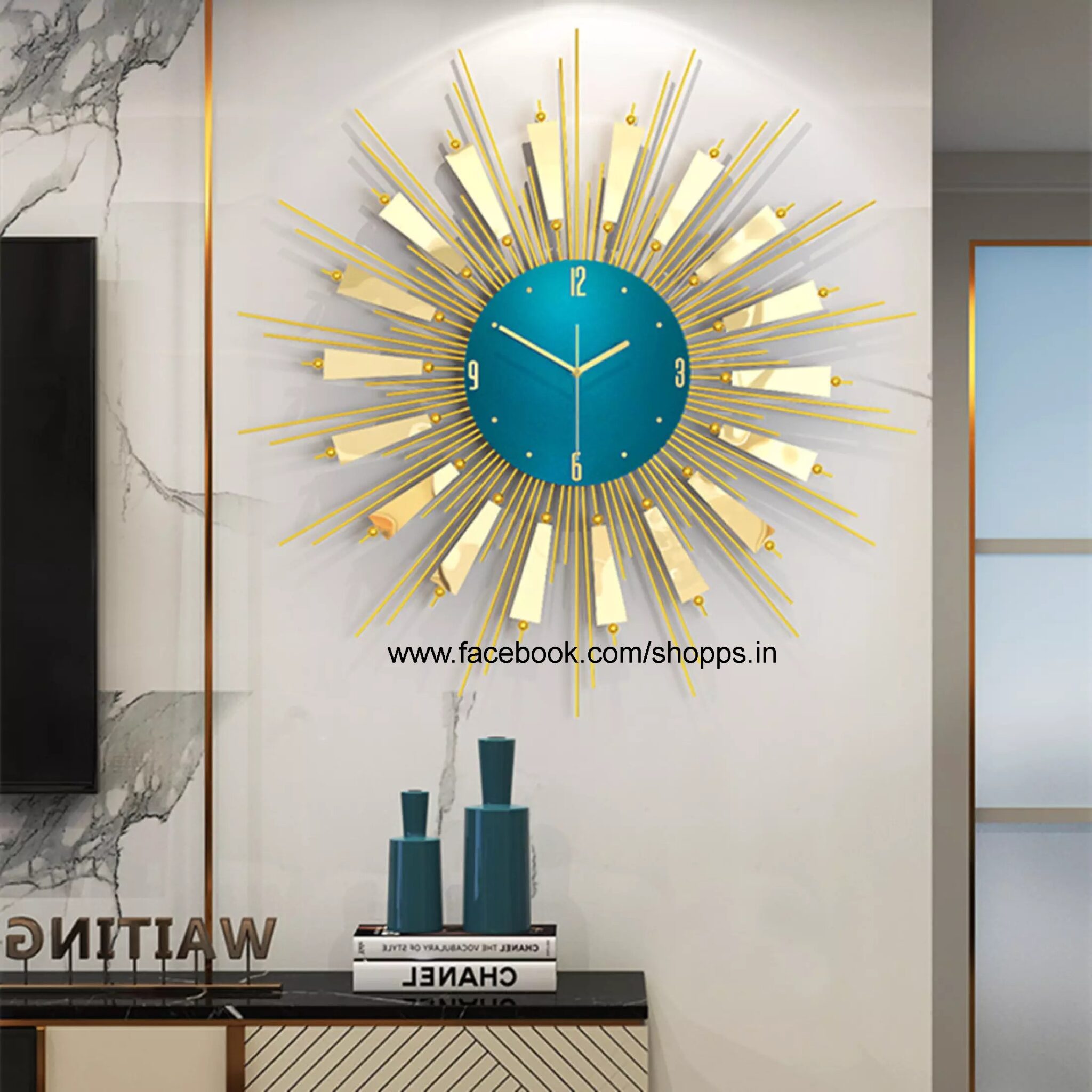 Amazing metal wall clock - Shopps.In