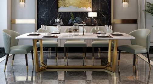 Marble top Dining table - Shopps.In