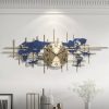 Metal world map clock - Shopps.In