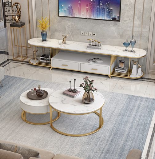 Big TV unit Marble - Shopps.In