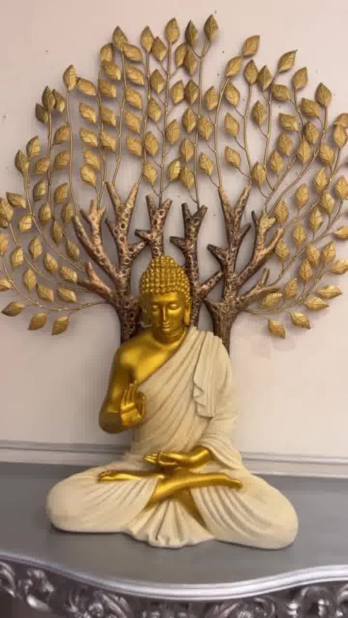 Buddha statue Tree combo - Shopps India Home decor