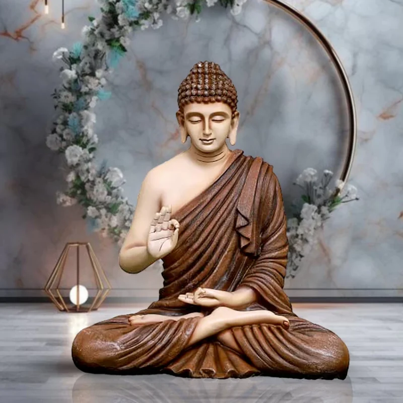 Brown Buddha statue - Shopps.In